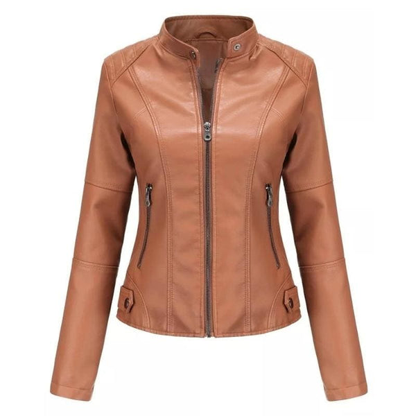 Jaqueta Feminina de Couro Legítimo